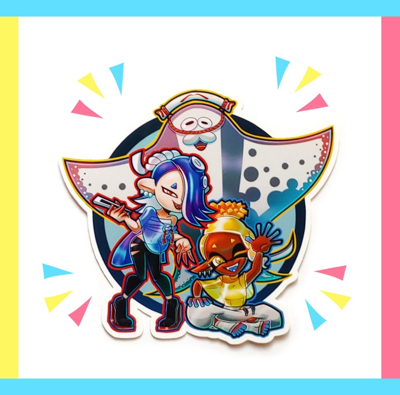 Splatoon: Deep Cut Sticker - Etsy
