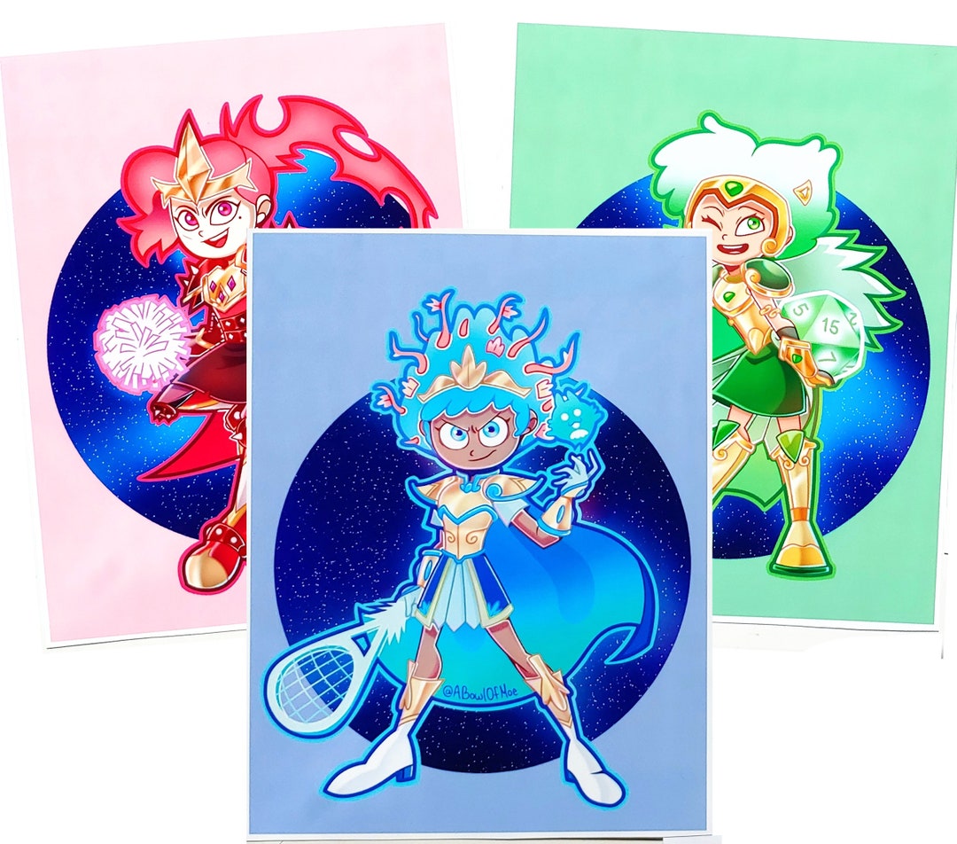 Amphibia: Calamity Trio Prints - Etsy