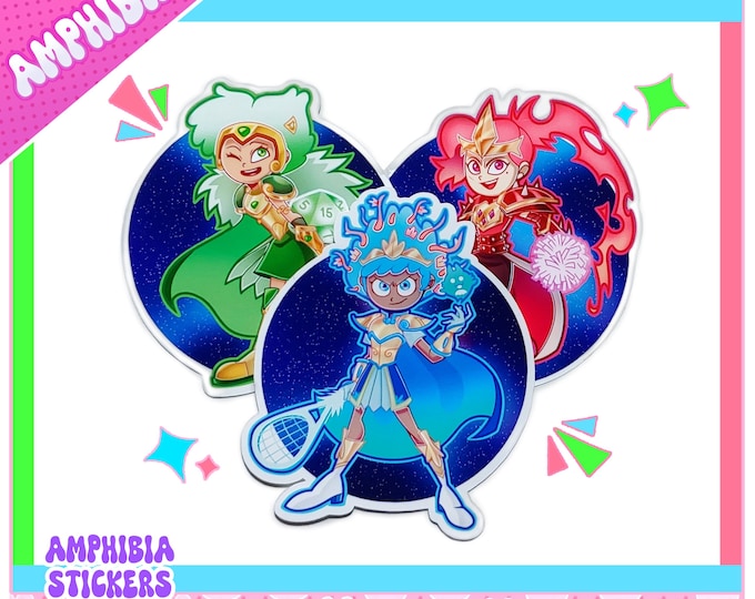 Amphibia: Calamity Trio Stickers - Etsy