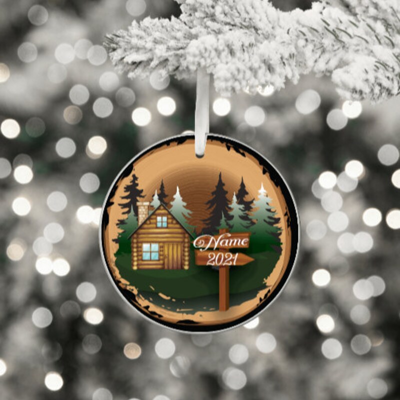 Cabin Ornament - Etsy
