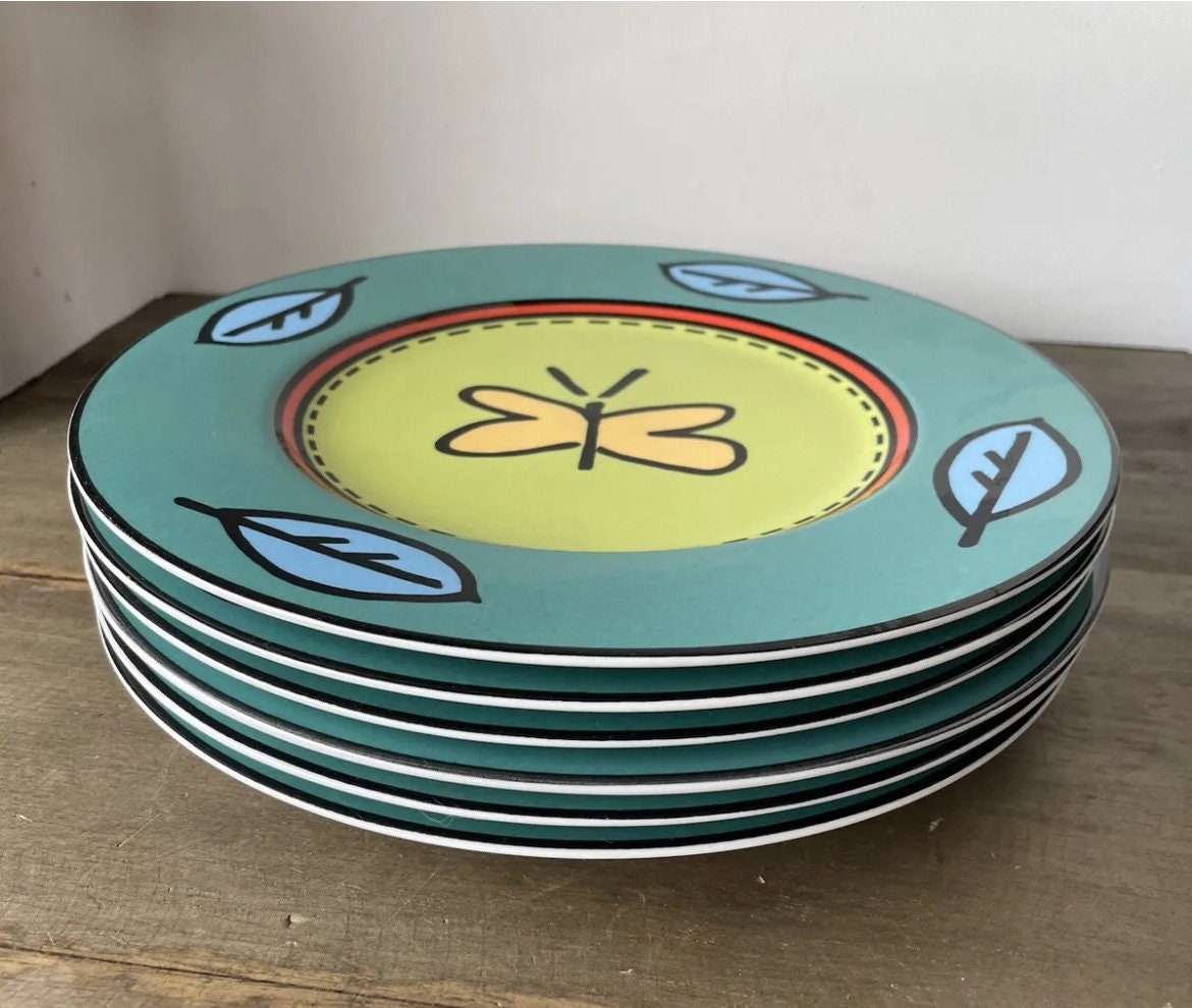 Vtg 1990s Villeroy & Boch CITTA and Campagna NOVI Dinner Plates Set of ...