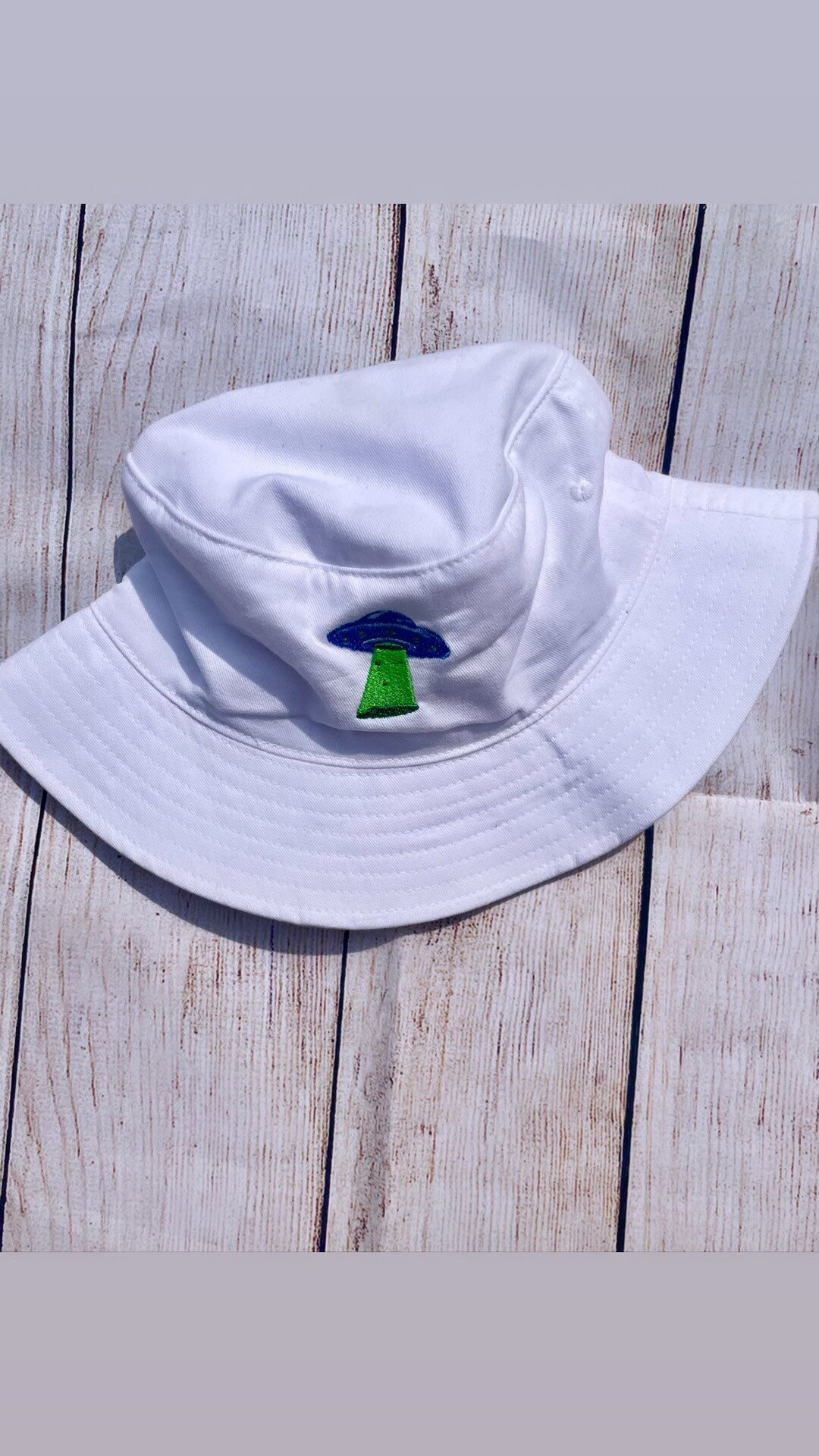 Beam Me up UFO Beam Alien Beam Machine Embroidered Bucket Hat - Etsy
