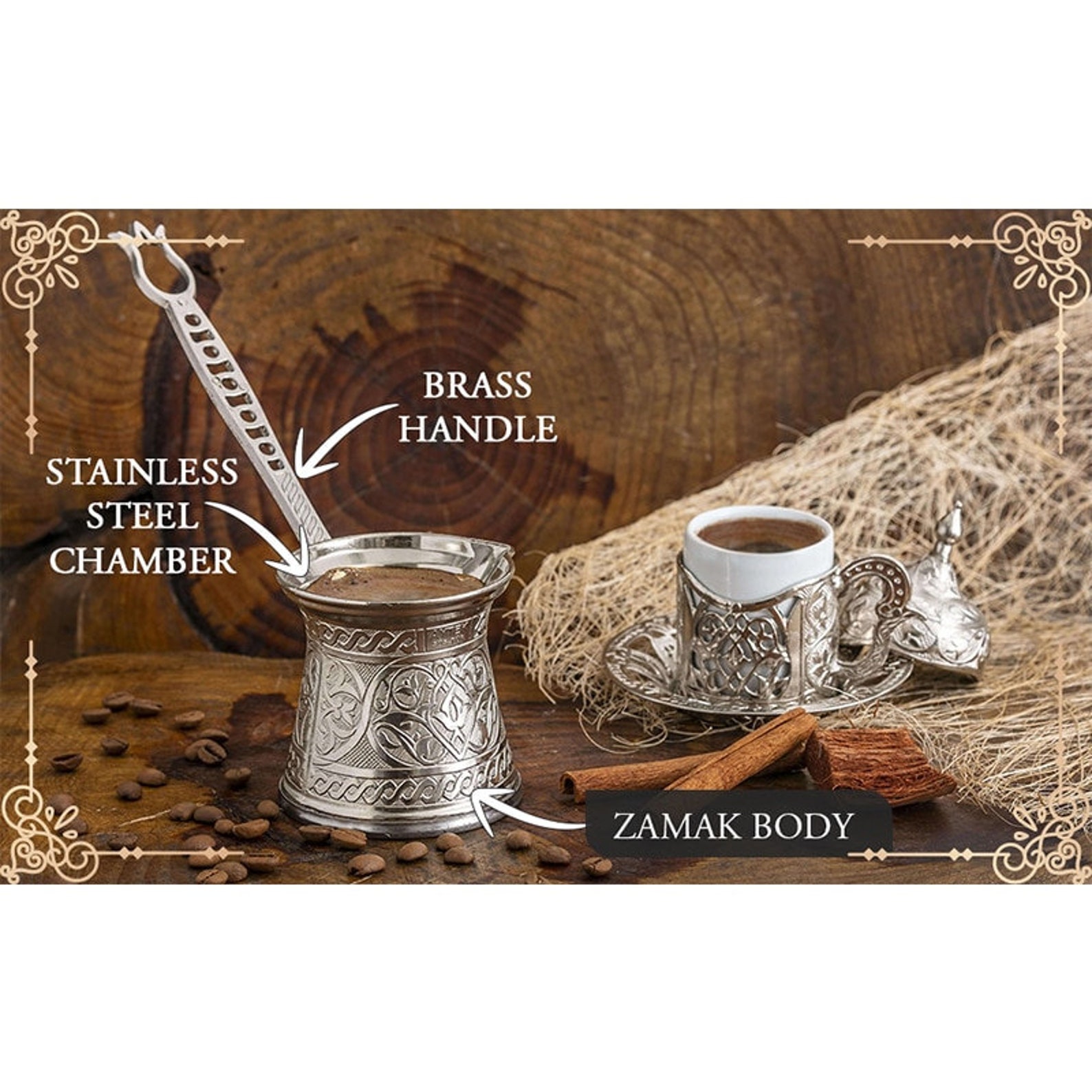 Turkish Coffee Pot for Induction Stove Moka Pot Espresso - Etsy