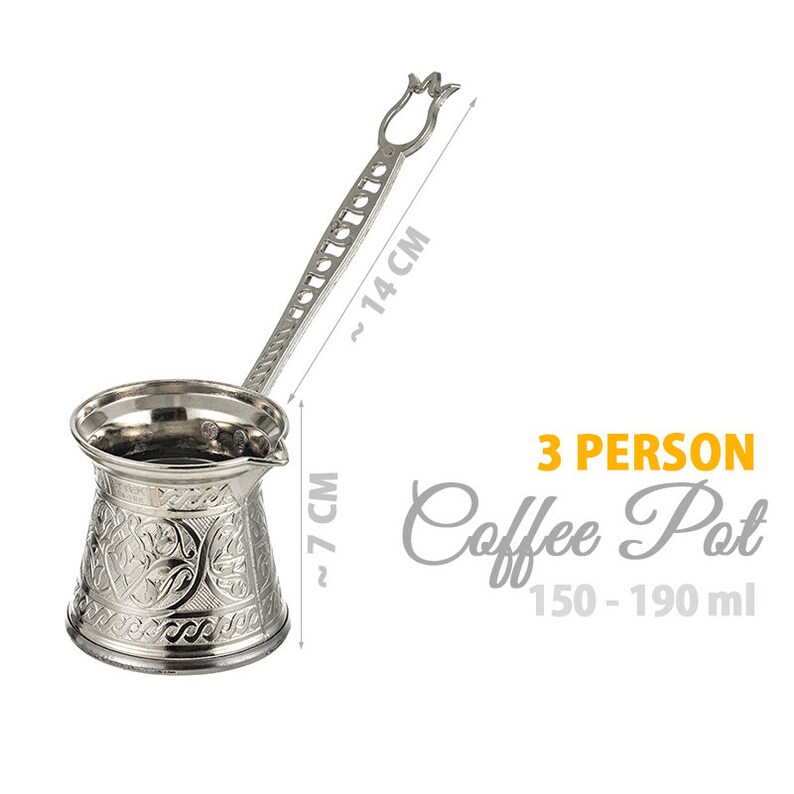 Turkish Coffee Pot for Induction Stove Moka Pot Espresso - Etsy