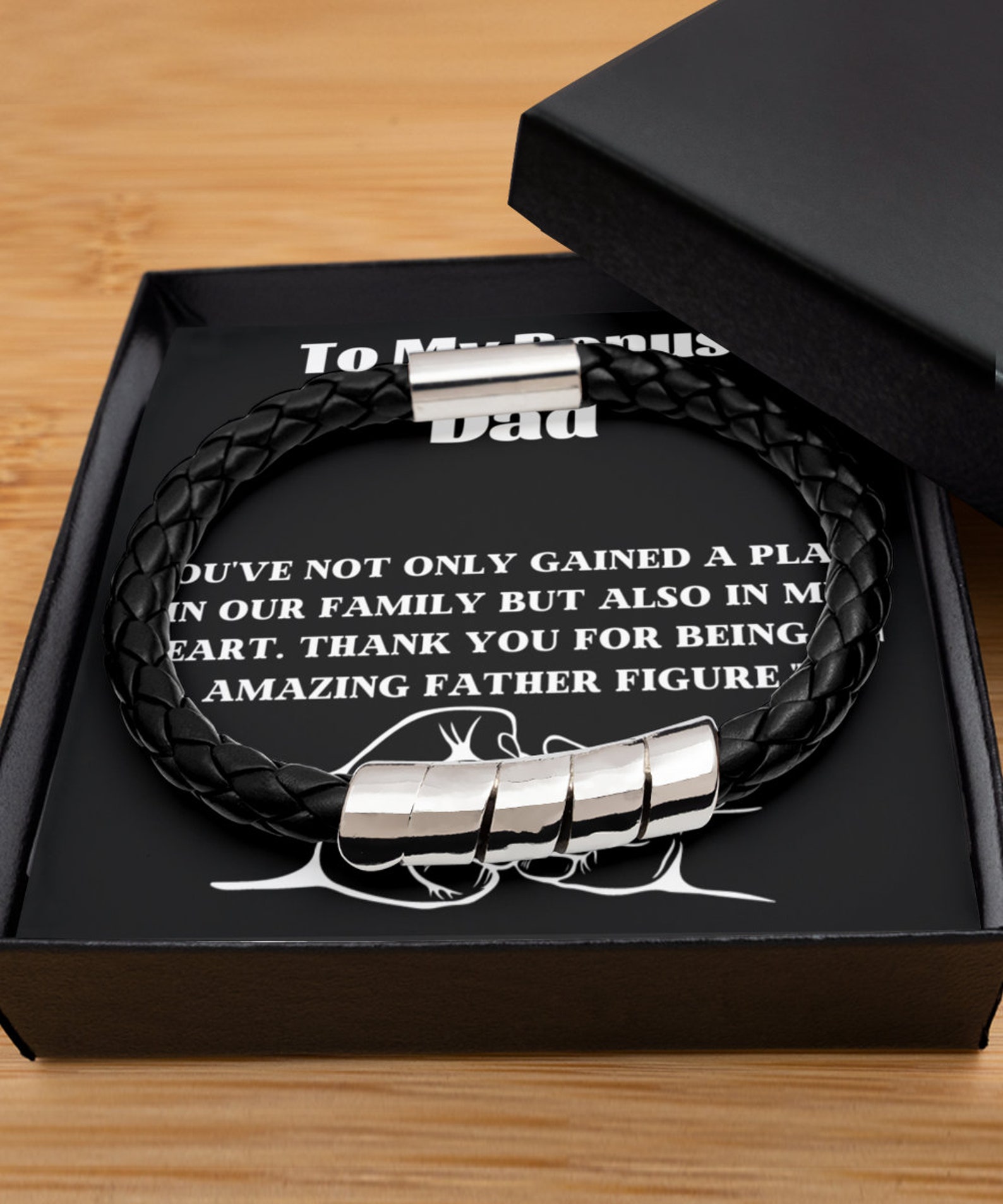 To My Bonus Dad Gift Appreciation, "father's Day Bracelet: A Unique ...