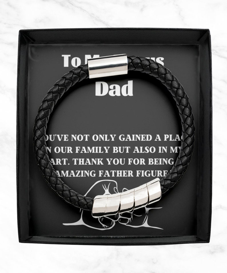 To My Bonus Dad Gift Appreciation, "father's Day Bracelet: A Unique ...