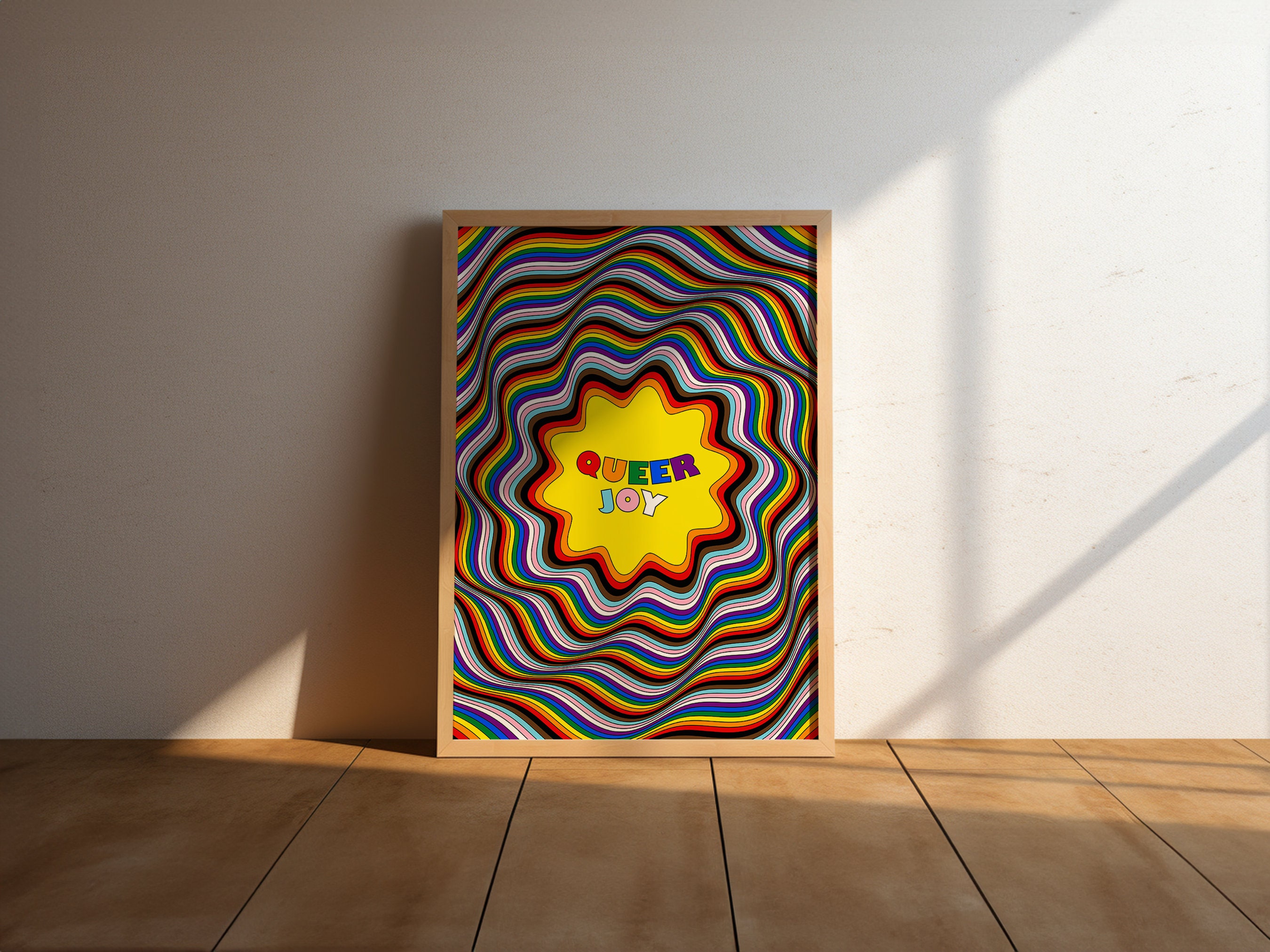 Queer Joy Poster LGBTQIA Art Print for Wall Decoration. - Etsy UK