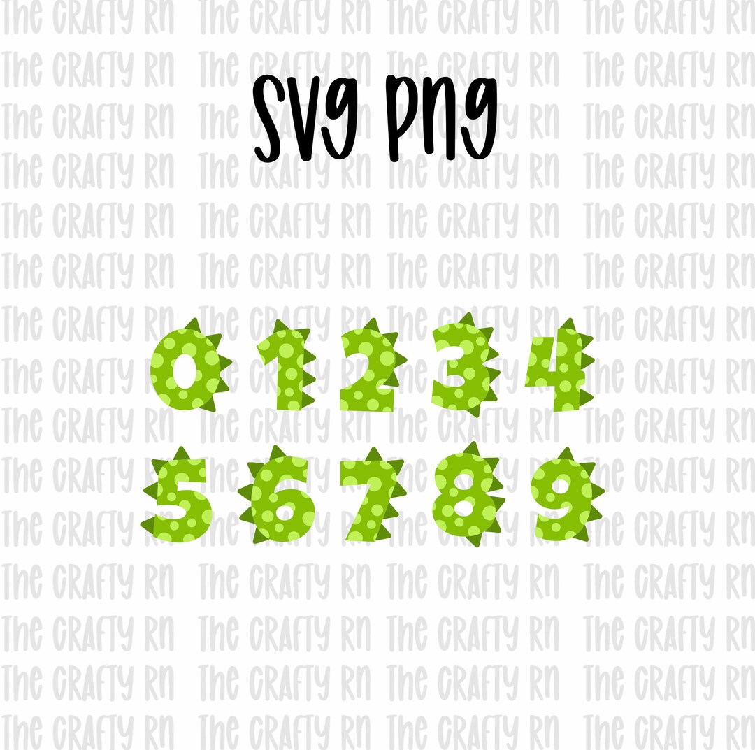 Dinosaur Lettering SVG, Dino Numbers SVG, Dino Cut Files, Cricut Cut ...