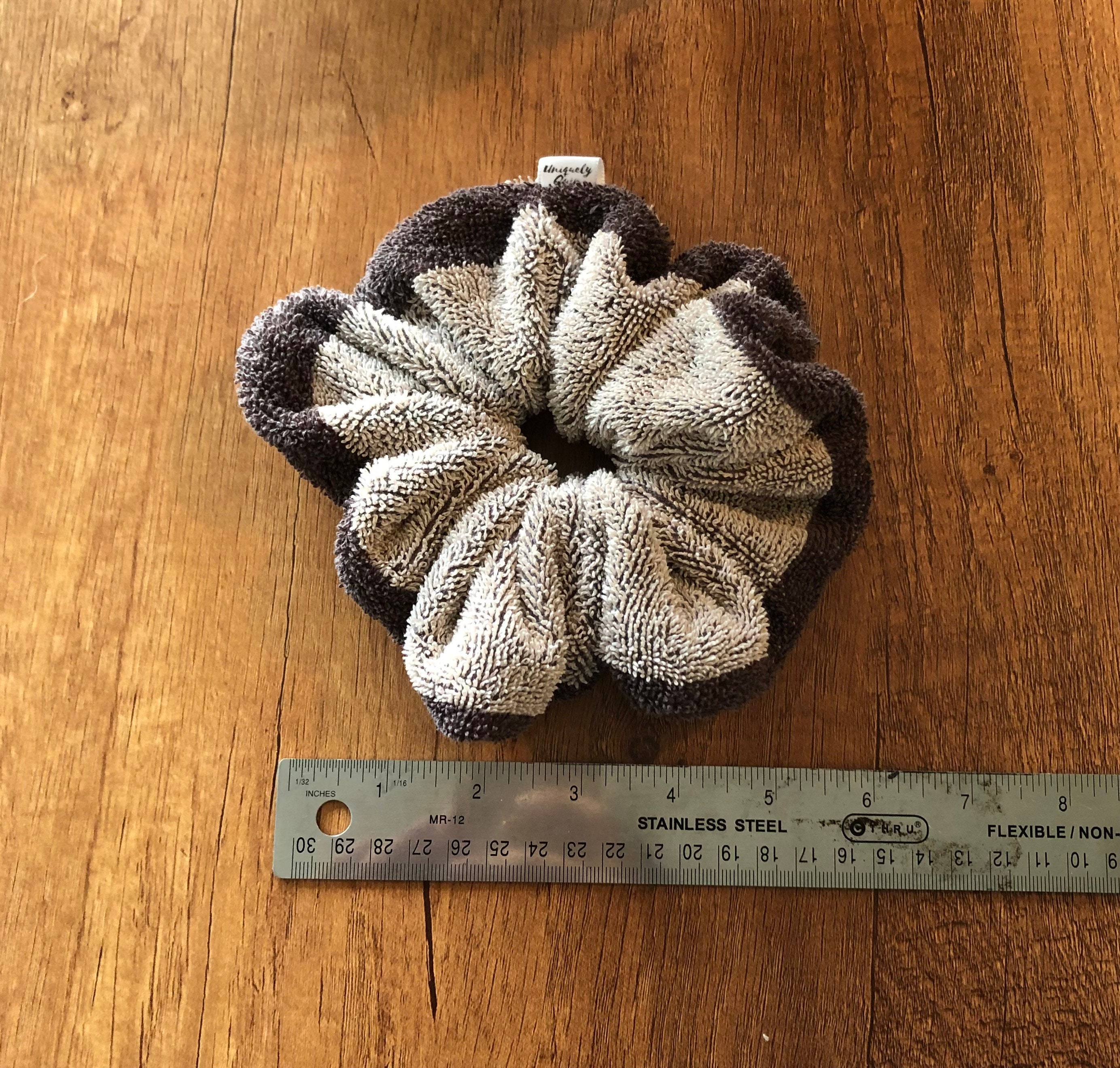 XL Towel Scrunchie, Terry Cloth, Water Absorbing, Oversized Scrunchie ...