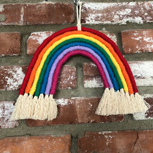 Rainbow Rope Decor - Etsy