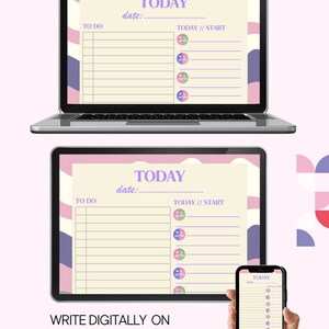 Printable Daily Planner, Daily to Do List, Productivity Planner, Daily ...
