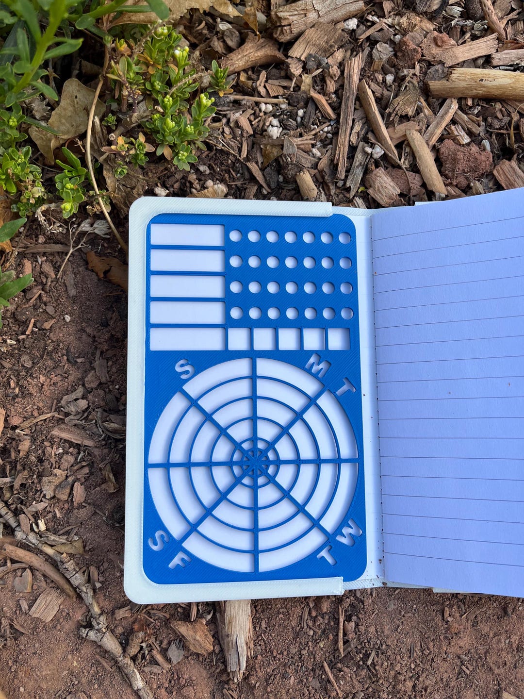 Pocket Field Notes Cover: TPU Journal Stencil Holder With Notebook - Etsy
