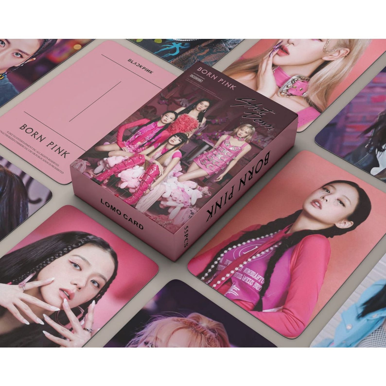 Kpop Lomo Cards Photocards Blackpink Born Pink Shut Down 55 - Etsy