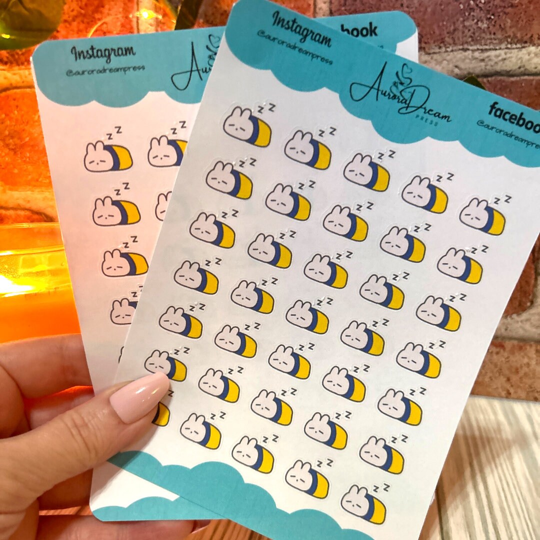 Ukraine sweet Dreams Bunny Stickers Kawaii Cute Planner/journal ...