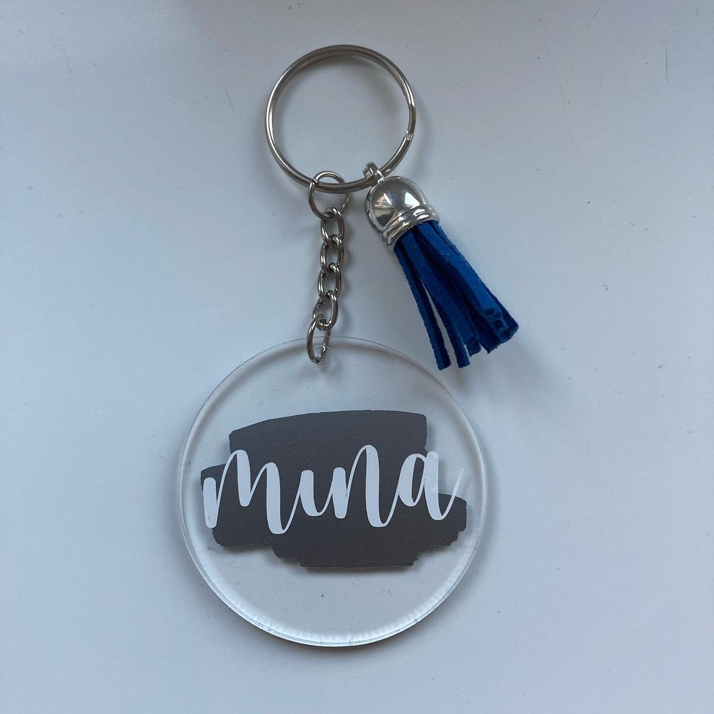 Personalised Acrylic Keyring With Tassel | Custom Keyring | Party ...