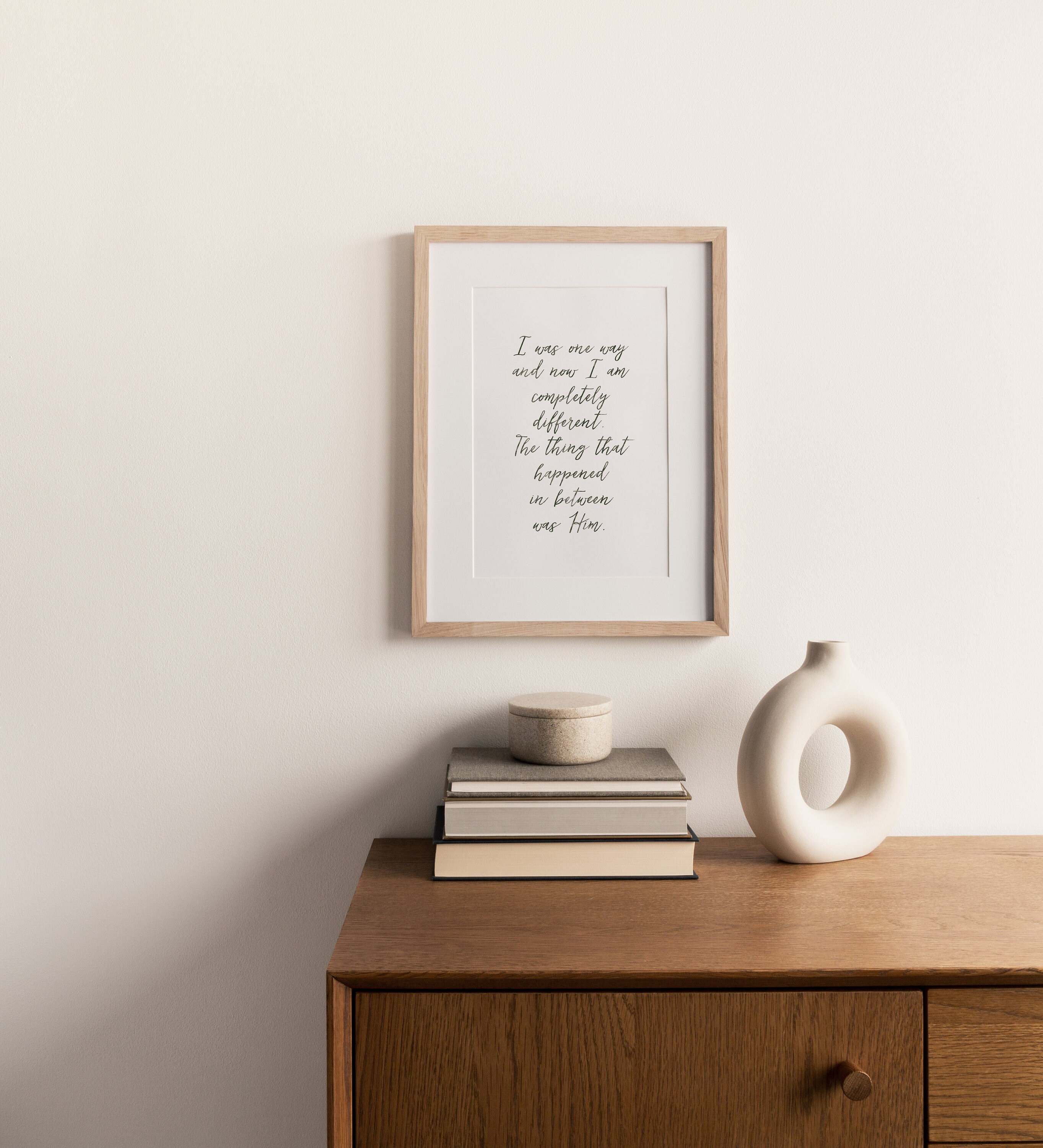 I Was One Way Quote From the Chosen, the Chosen TV Show, Minimal Wall ...