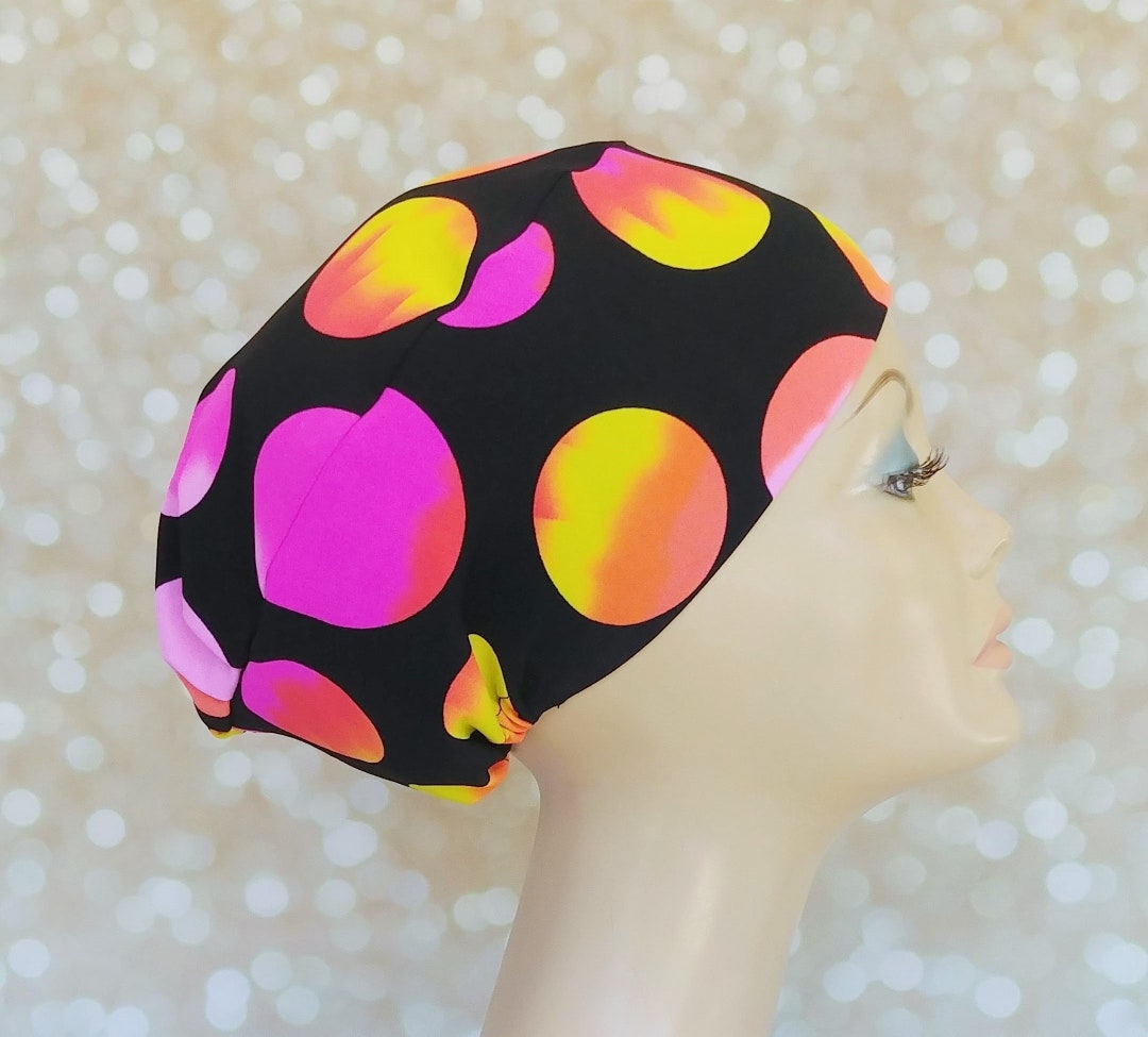 Stretchy Lycra Euro Scrub Caps for Women, Surgical Cap Women - Etsy