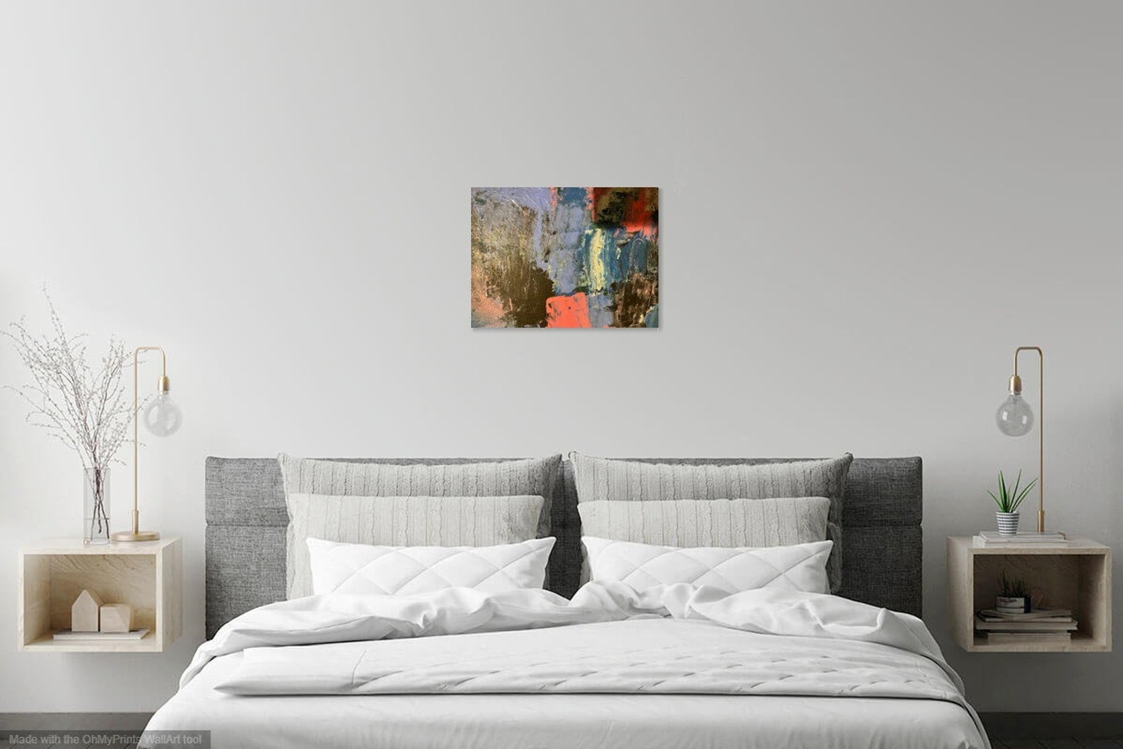 Abstract Painting Stairs Modern Abstract Art Painting - Etsy