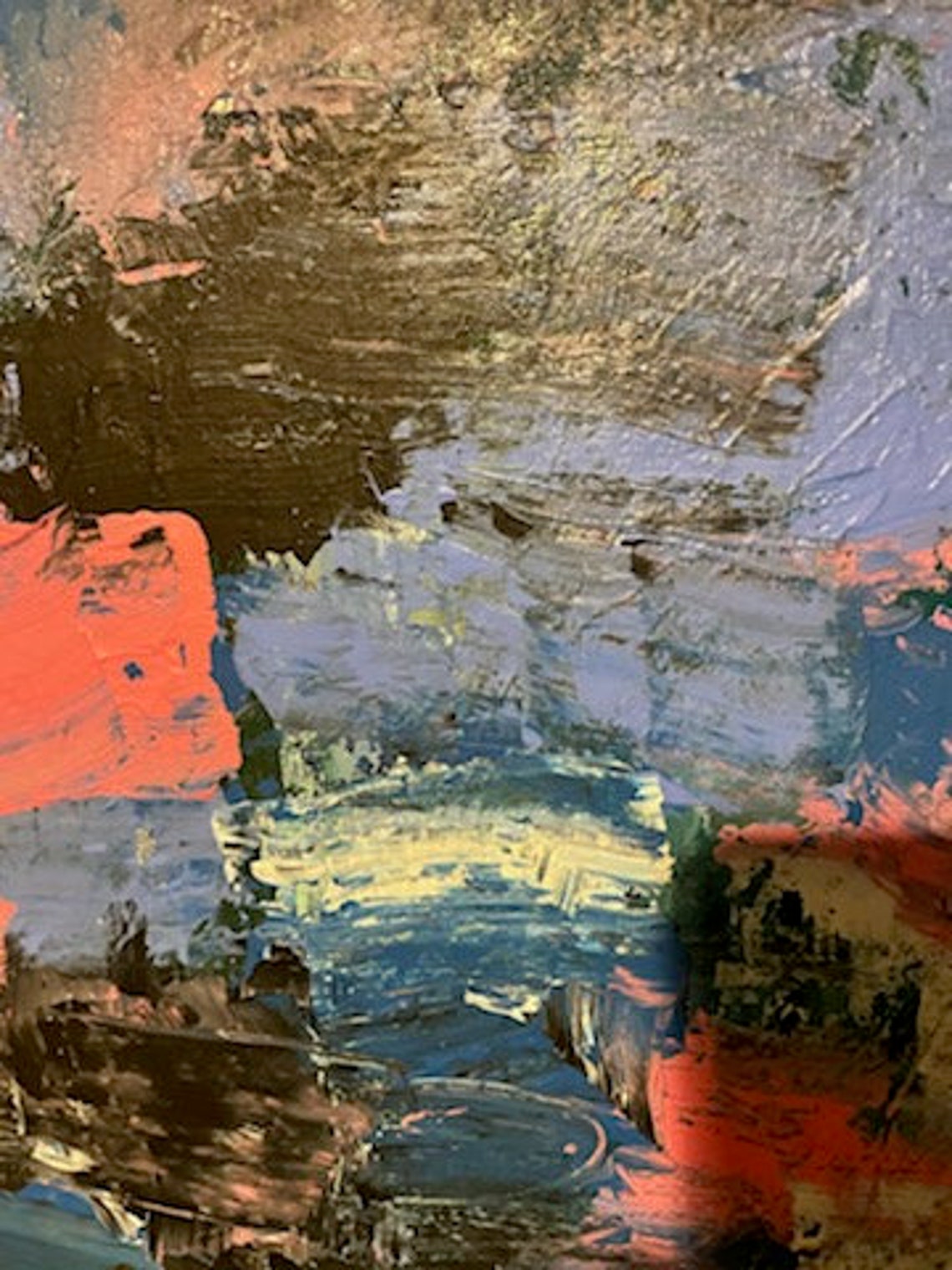 Abstract Painting Stairs Modern Abstract Art Painting - Etsy