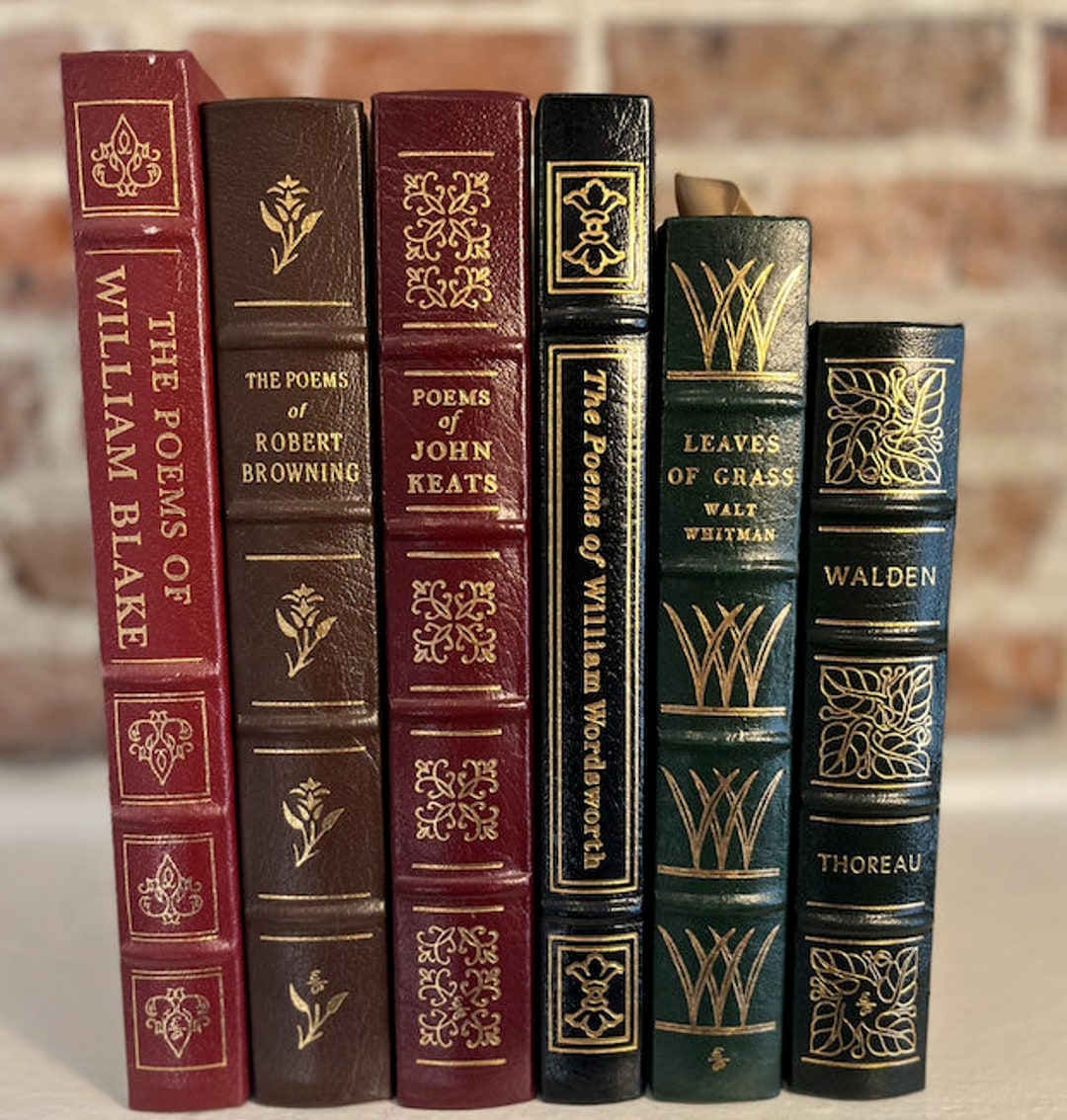 SOLD SEPARATELY Easton Press Poems and Walden William Blake, Robert ...