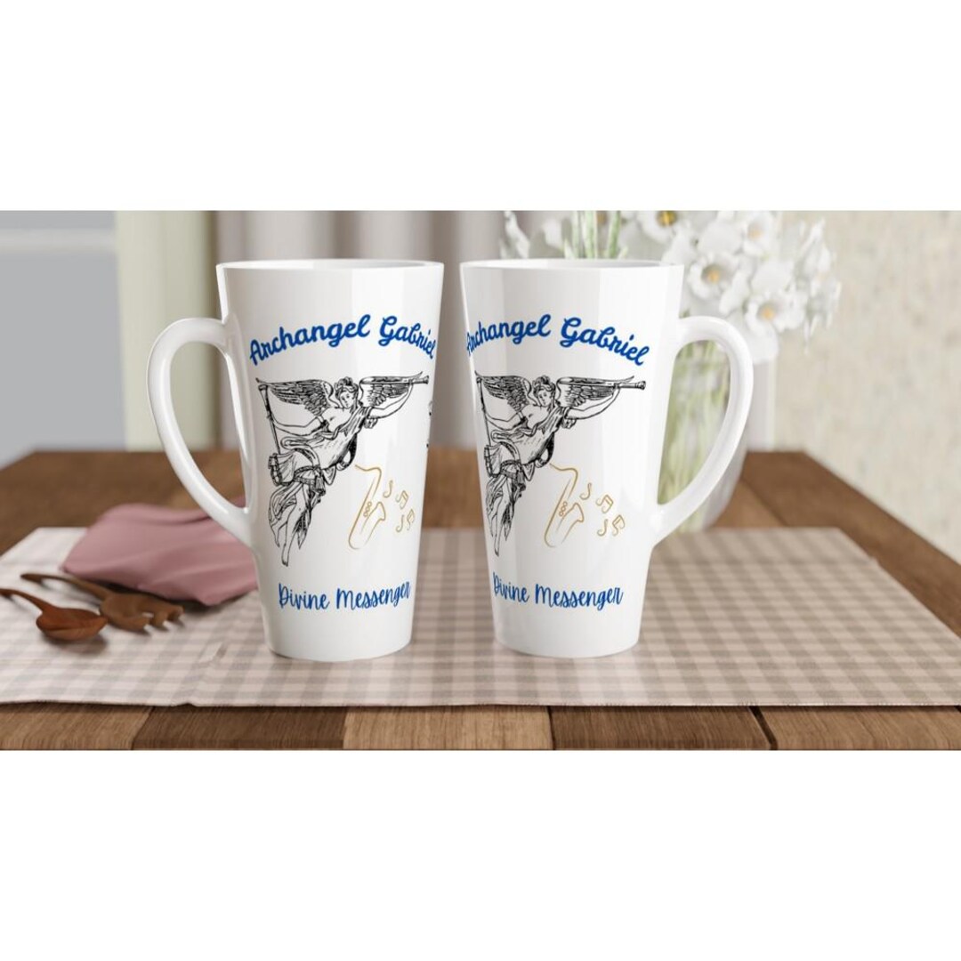 St. Gabriel the Archangel Divine Messenger Christian Saint 17oz Latte ...