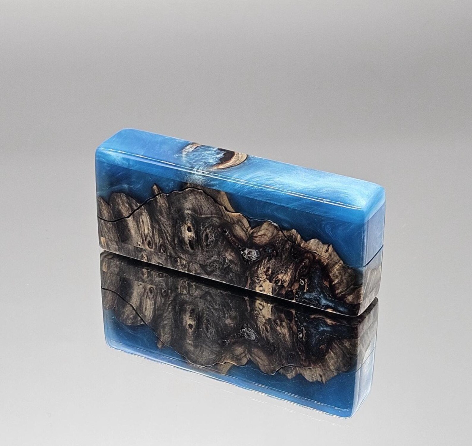 Mount Robson (canada) Mountain Silhouette Ring Box, Resin Ring Box ...