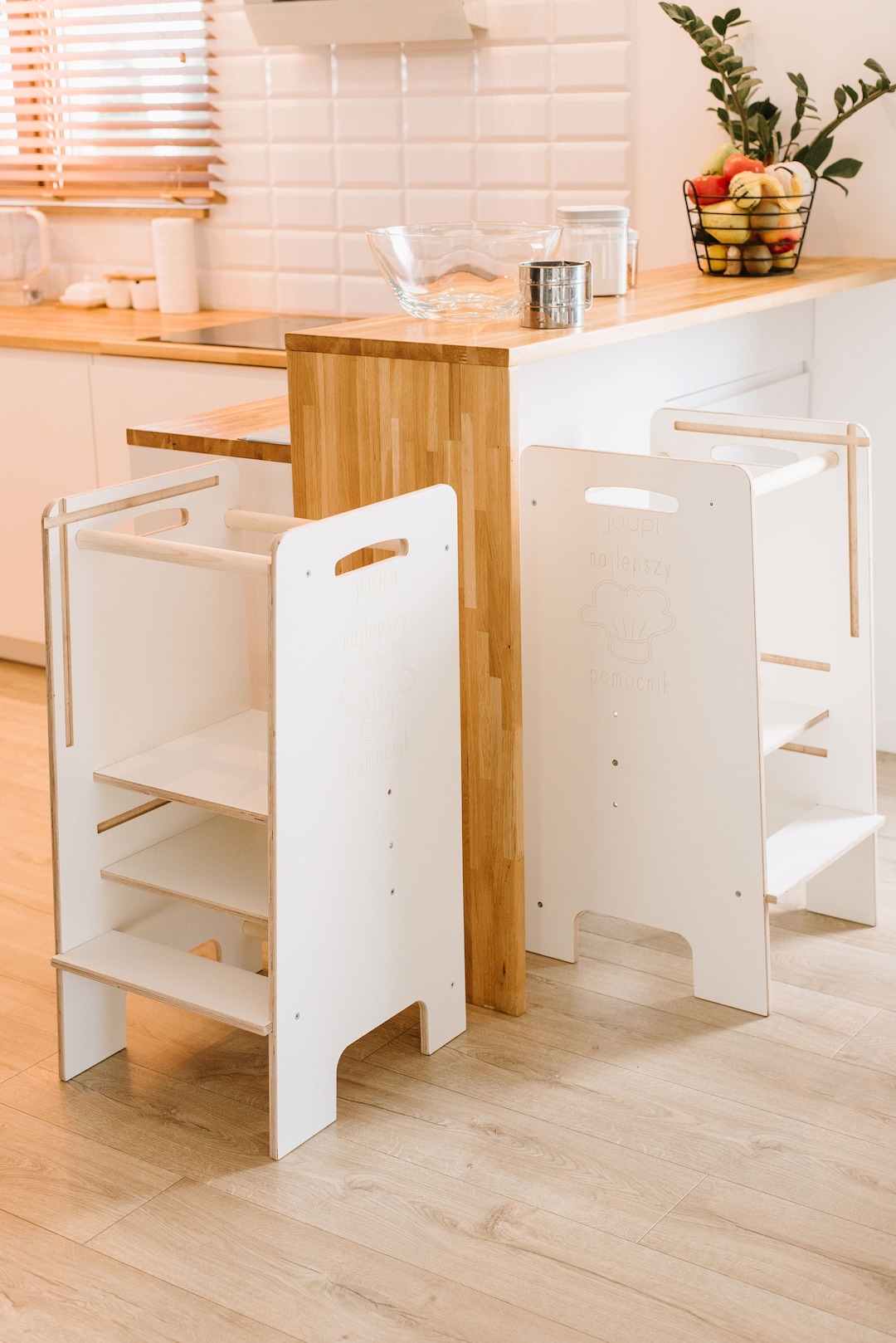 KITCHEN HELPER Extra BASIC, White, Kitchen Helper Tower, Kids Tower ...