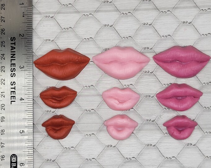 18 Lovely Lips Set, Cold Process Soap, Handcrafted, Soap Dough - Etsy