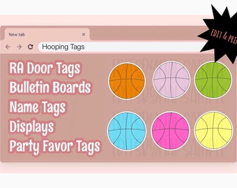 Finding My RA Board Edit Print Treat Summer RA - Etsy