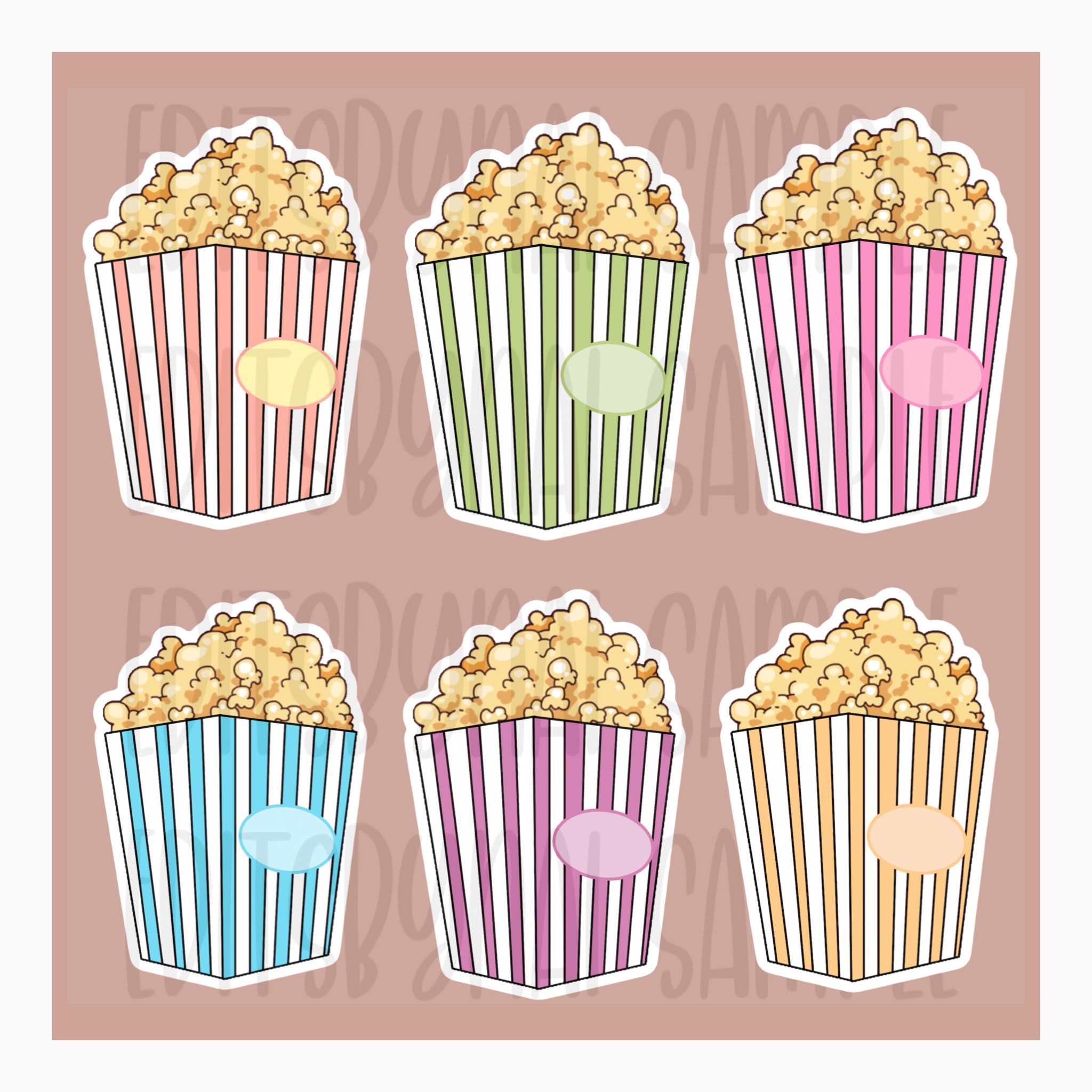 Popcorn Door Decs | Edit | Print | Treat | Summer | RA | Teacher ...