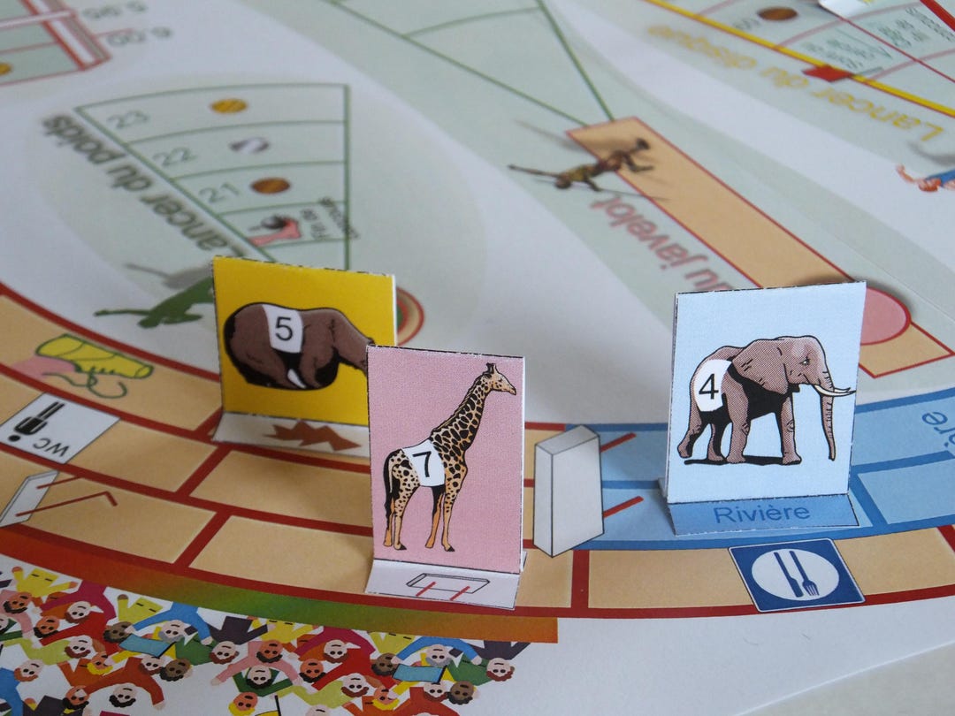 Zoolympic Games: A Printable Board Game Featuring Animals and an ...