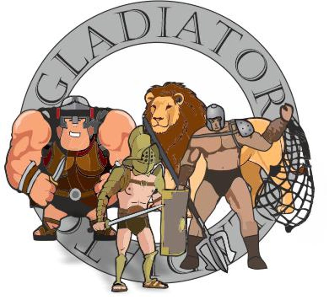 GLADIATORES Printable Board Game With Gladiators Fighting in a Roman ...