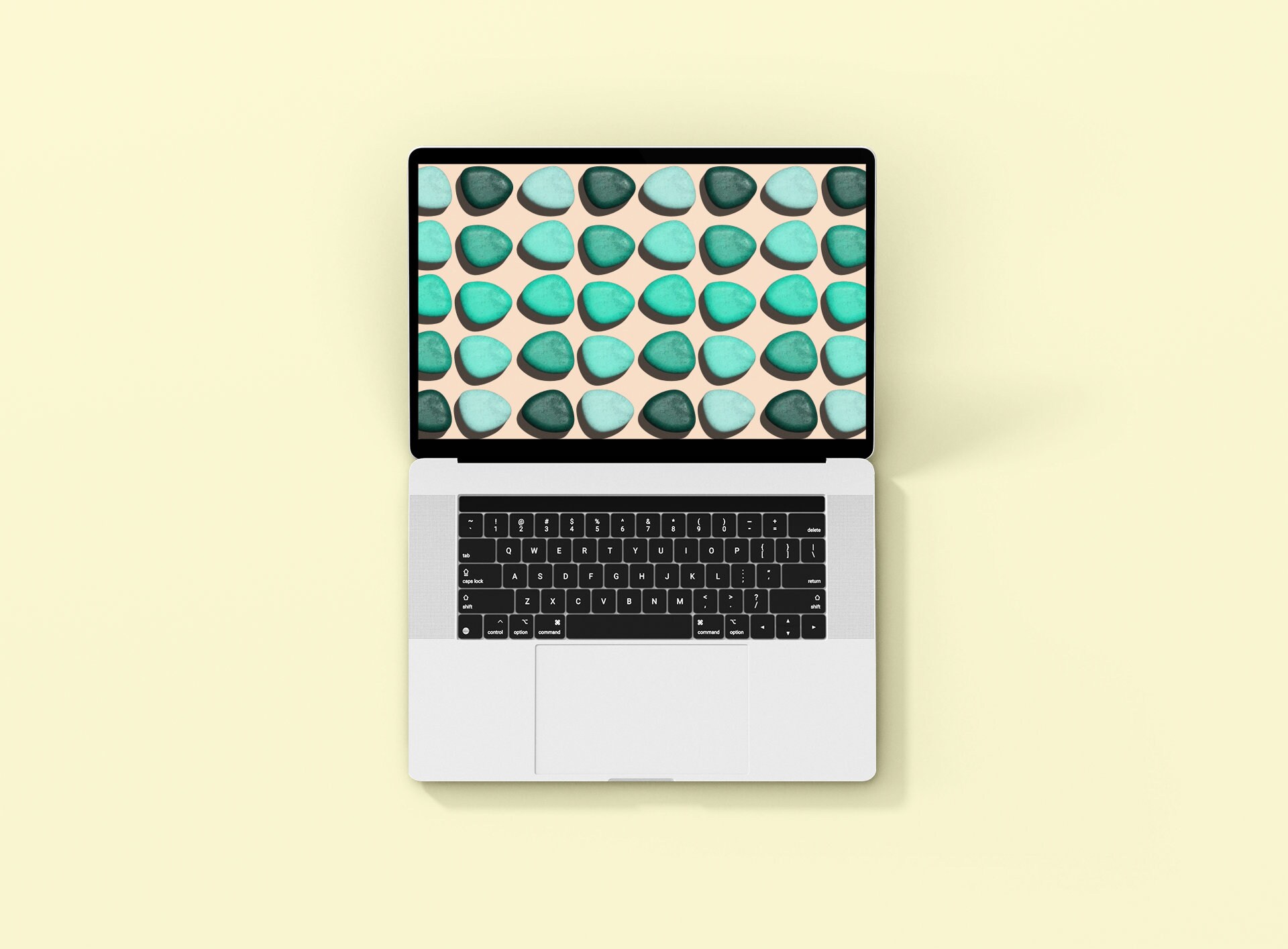 Shades of Green, Pebbles Wallpaper, Downloadable and Printable Art, SVG ...
