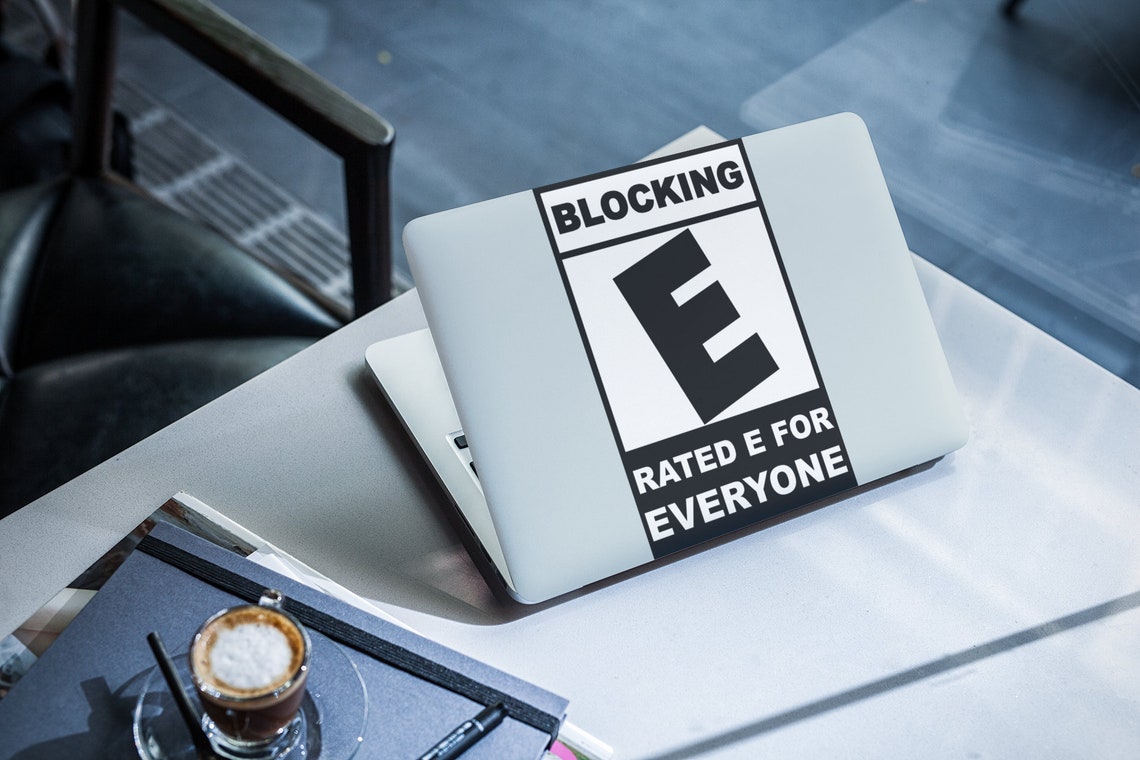 Blocking Rated E for Everyone, Downloadable and Printable, SVG, JPEG, PNG, Psd, Clipart, Cricut ...