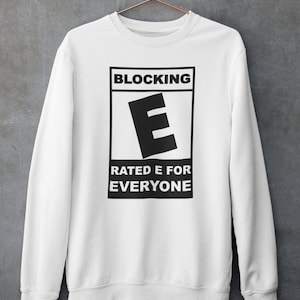 Blocking Rated E for Everyone, Downloadable and Printable, SVG, JPEG ...