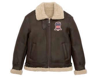 Icon Jacket in Green Color, USA Edition Jacket, Military Bomber Leather ...