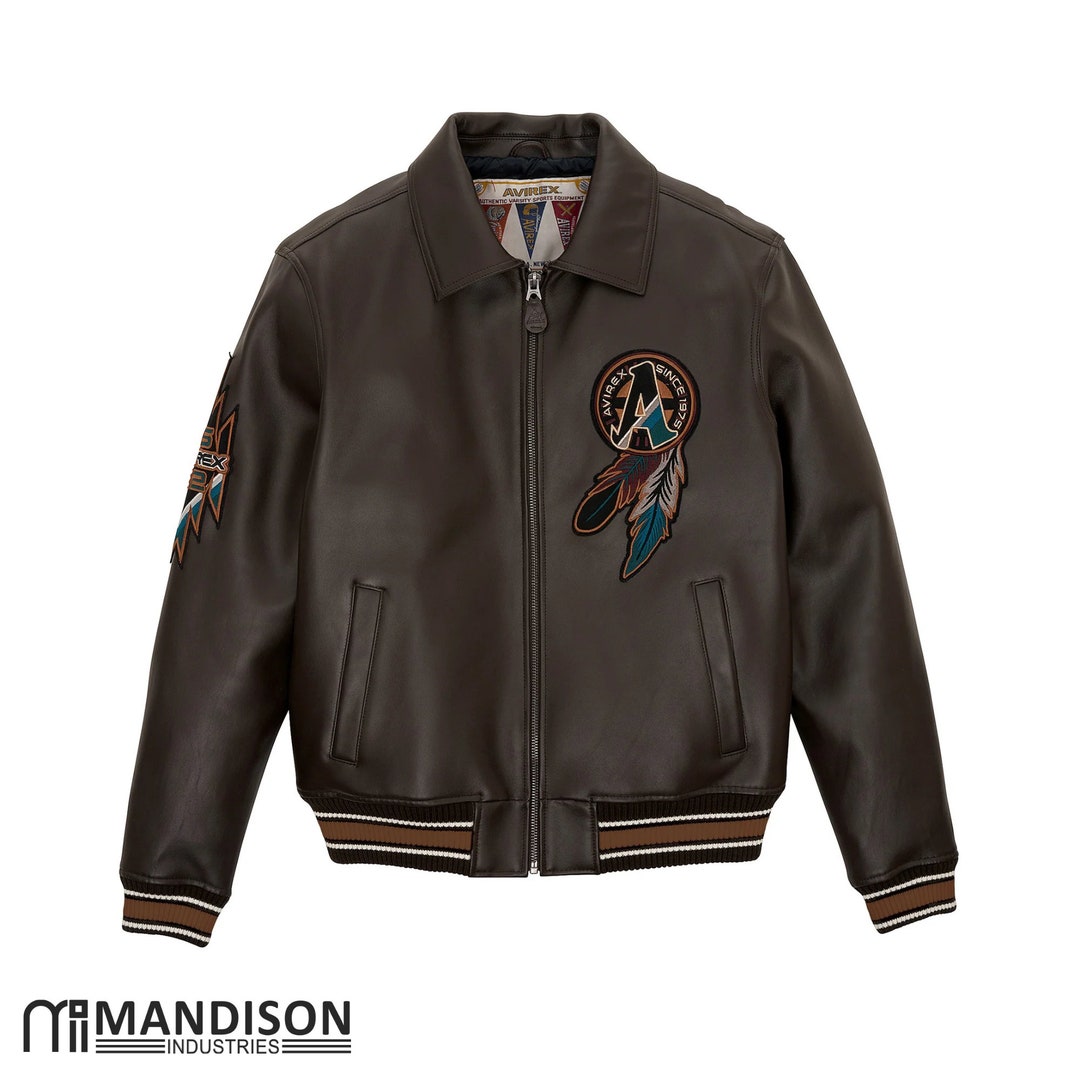 Buffalo Legend A2 Jacket, Jacket in Brown Color, Leather Jacket ...