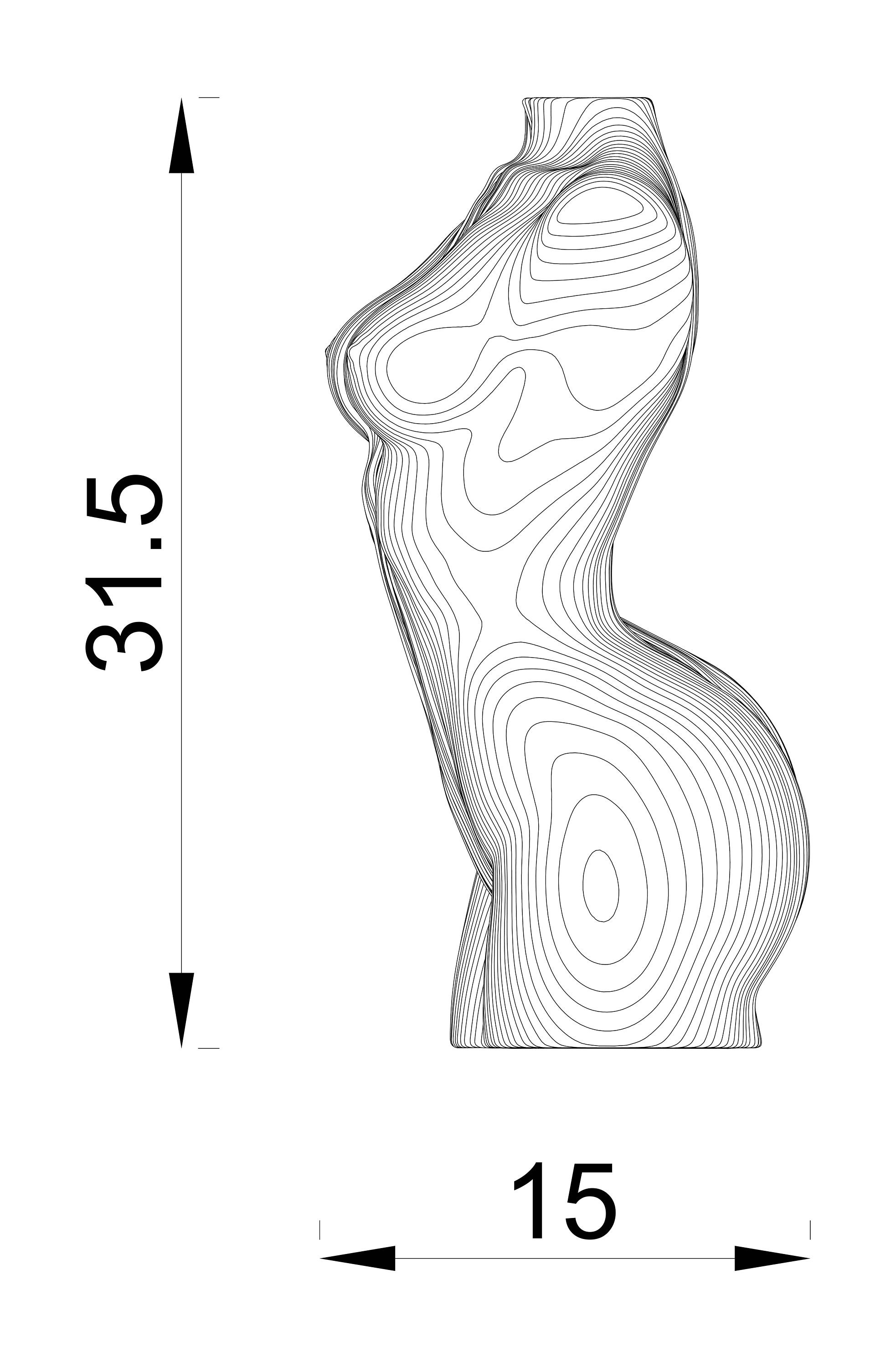 Parametric Female Torso // Sliced Model for Laser Cut CNC - Etsy UK