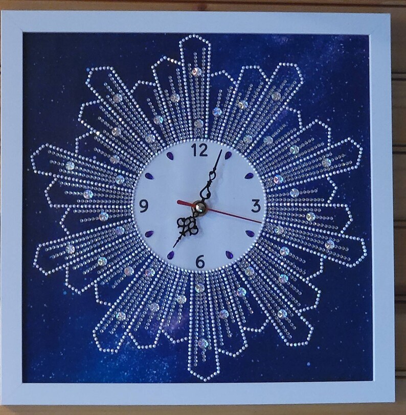 Diamond Art Clock - Etsy