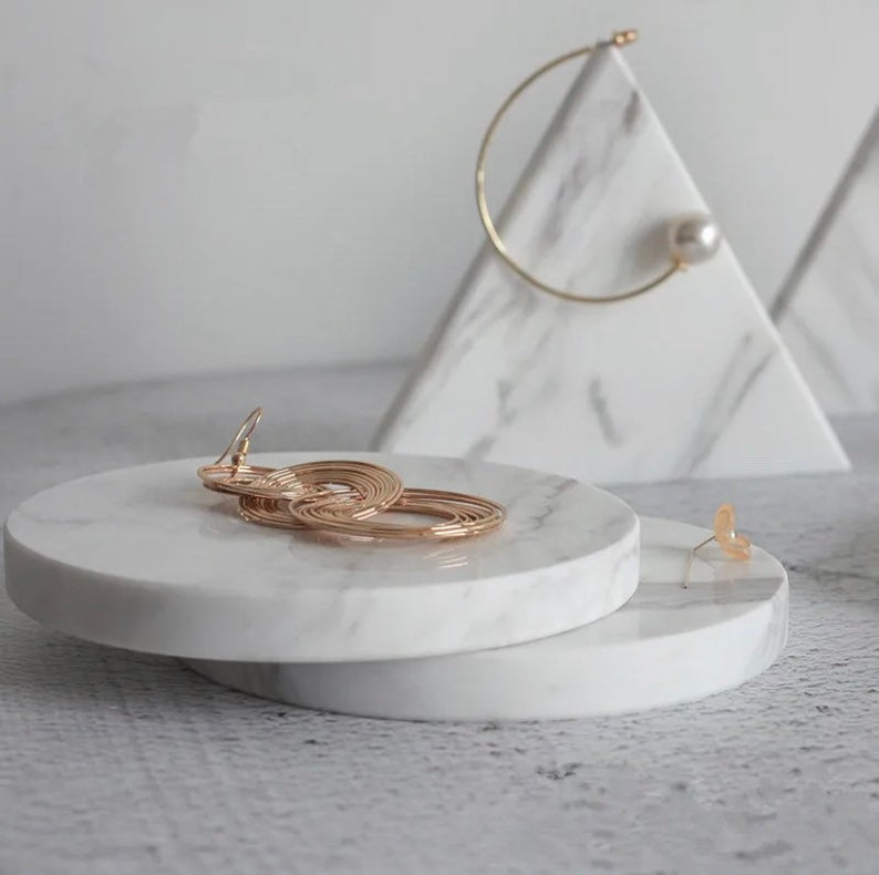 Natural Stone Display Photography Props Jewelry Display Set, Rock ...