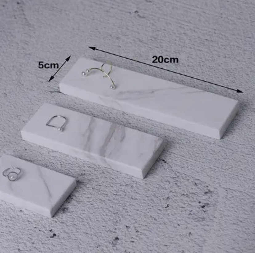 Natural Stone Display Photography Props Jewelry Display Set, Rock ...