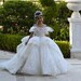 Couture Girls Beaded White Swan Princess Ball Gown Dress With Train ...
