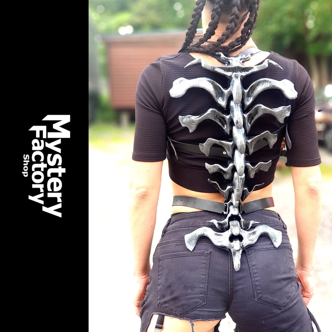 Xenomorph Spine Rave Outfit Biomechanical Alien Dorsal - Etsy UK