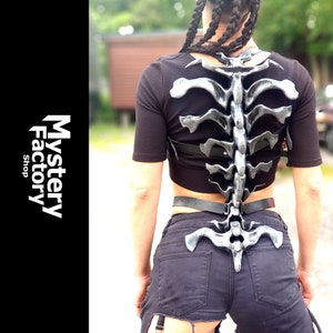 Xenomorph Spine | Rave Outfit | Cyber Outfit | Biomechanical | Alien ...