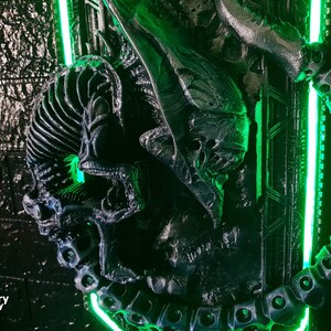 XENOMORPH WALL ART | Giger | Monster Eye | Alien Sculture | Alien Bust ...