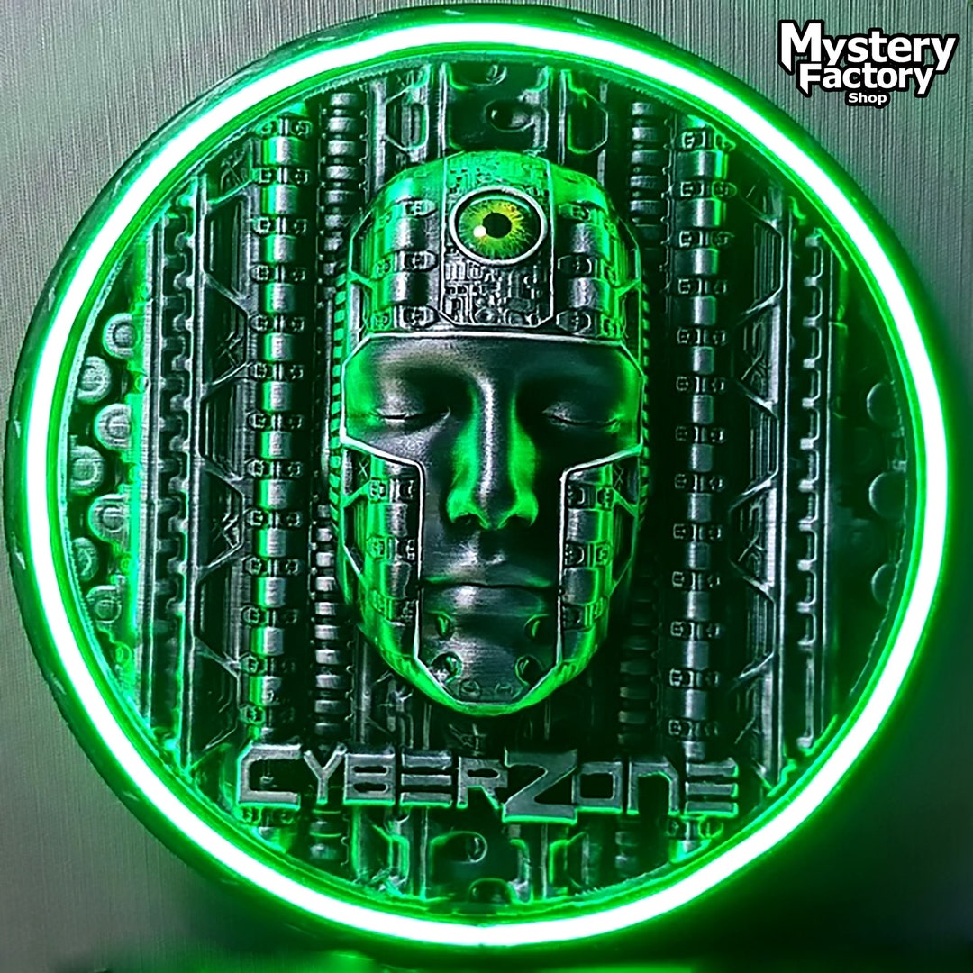 NEON Cyberpunk LAMP Led Gamer Decor Sci-fi Wall Art - Etsy