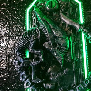 XENOMORPH WALL ART | Giger | Monster Eye | Alien Sculture | Alien Bust ...
