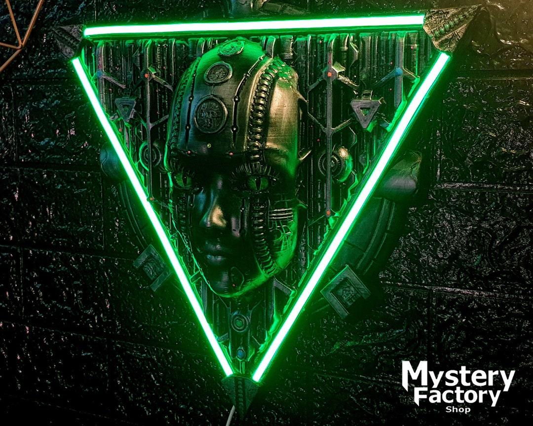 NEON Cyberpunk LAMP Cyber Girl Led Gamer Decor Sci-fi - Etsy