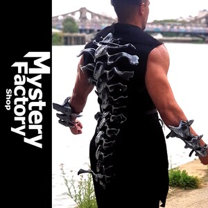 XXL Xenomorph Spine Arms Mask Rave Outfit Cyber Outfit Alien Dorsal ...