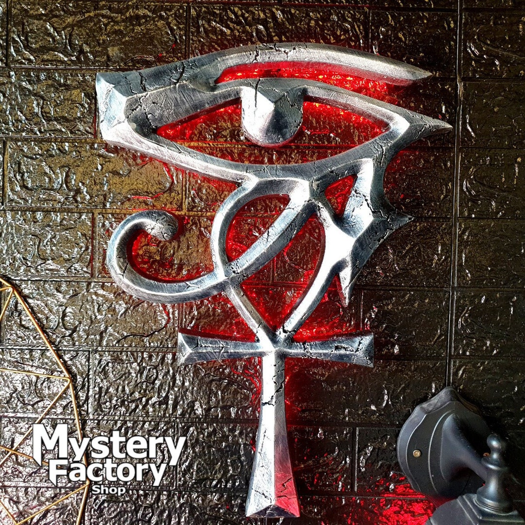 ANKH Horus Eye Ankh Led Decor Altar Decor Wall Art Mystical Decoration ...